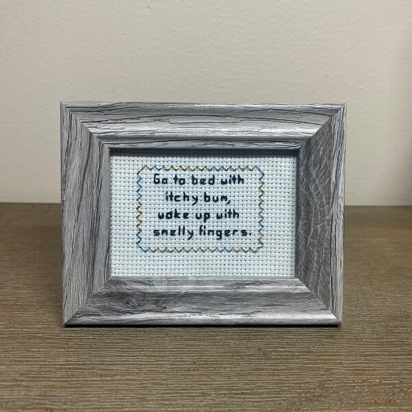 Vulgar Cross Stitch - Etsy