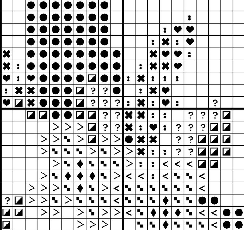 Letter 'D' Floral Monogram Cross Stitch PDF Pattern | Instant Digital ...