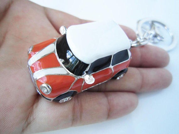 Customized to Ericaorange Mini With a White Top Mini Car - Etsy