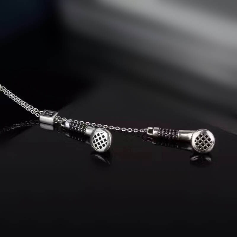 925 Sterling Silver, Headphone Necklace, Do the Old Craft, Unique ...