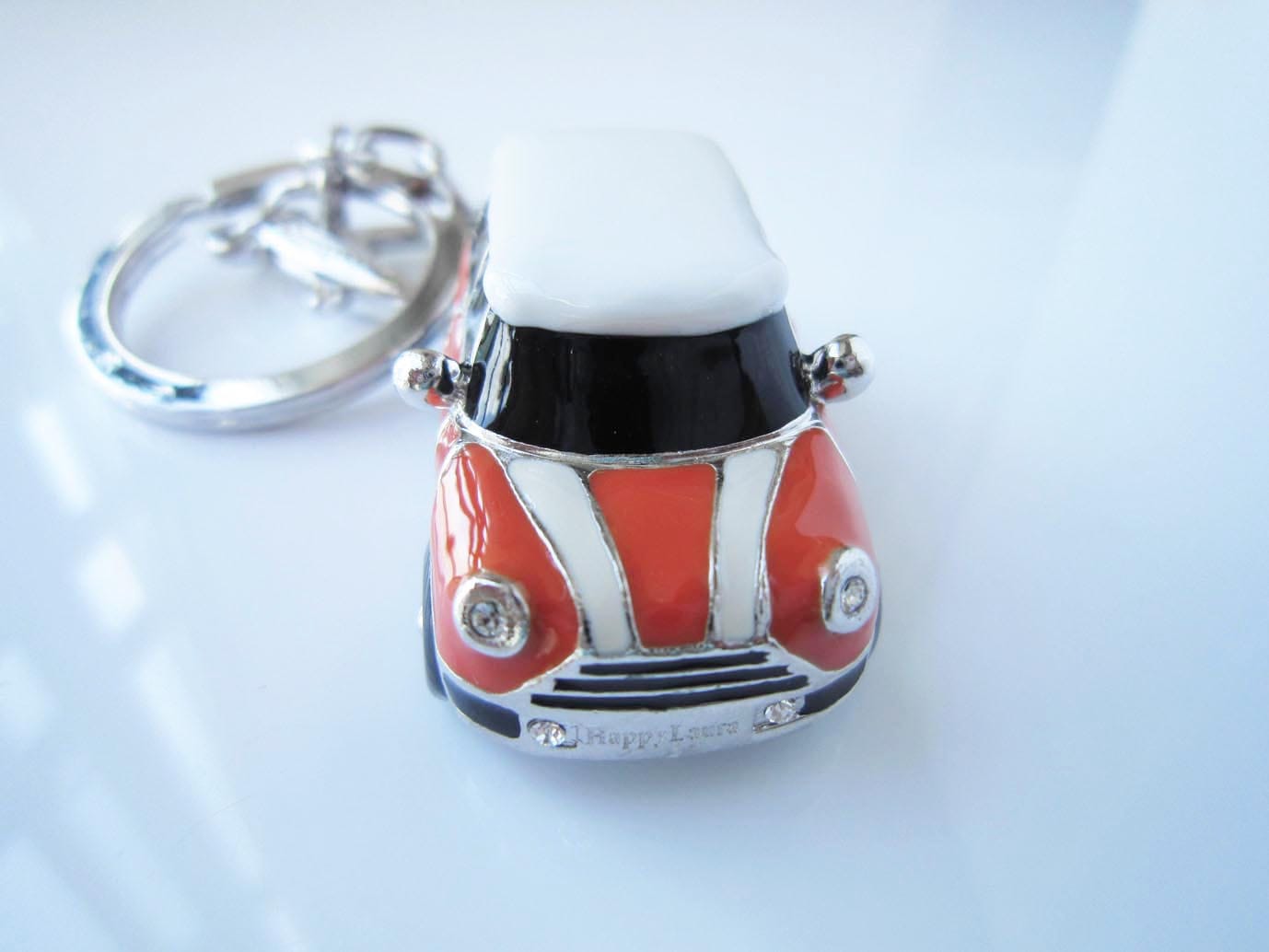 Customized to Ericaorange Mini With a White Top Mini Car - Etsy