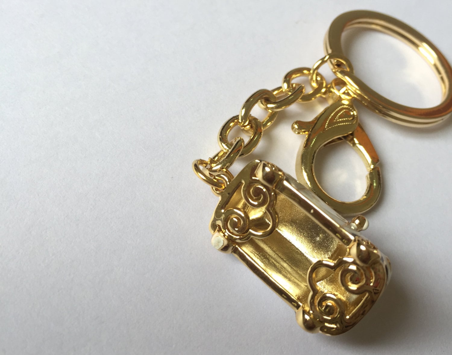 Mini Gold Car Ring , Super Mini Car , Personality Keychain, Especially ...