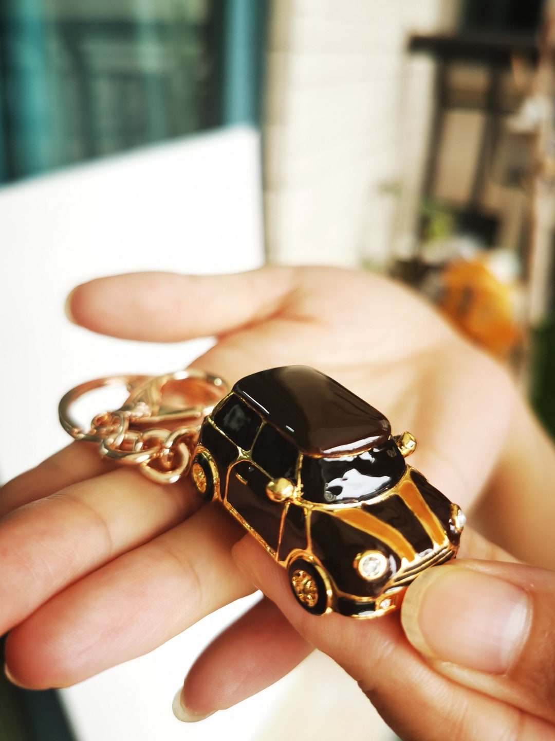Brown Body Mini Car , Chocolate Stripes , Roof Same Chocolate Brown ...