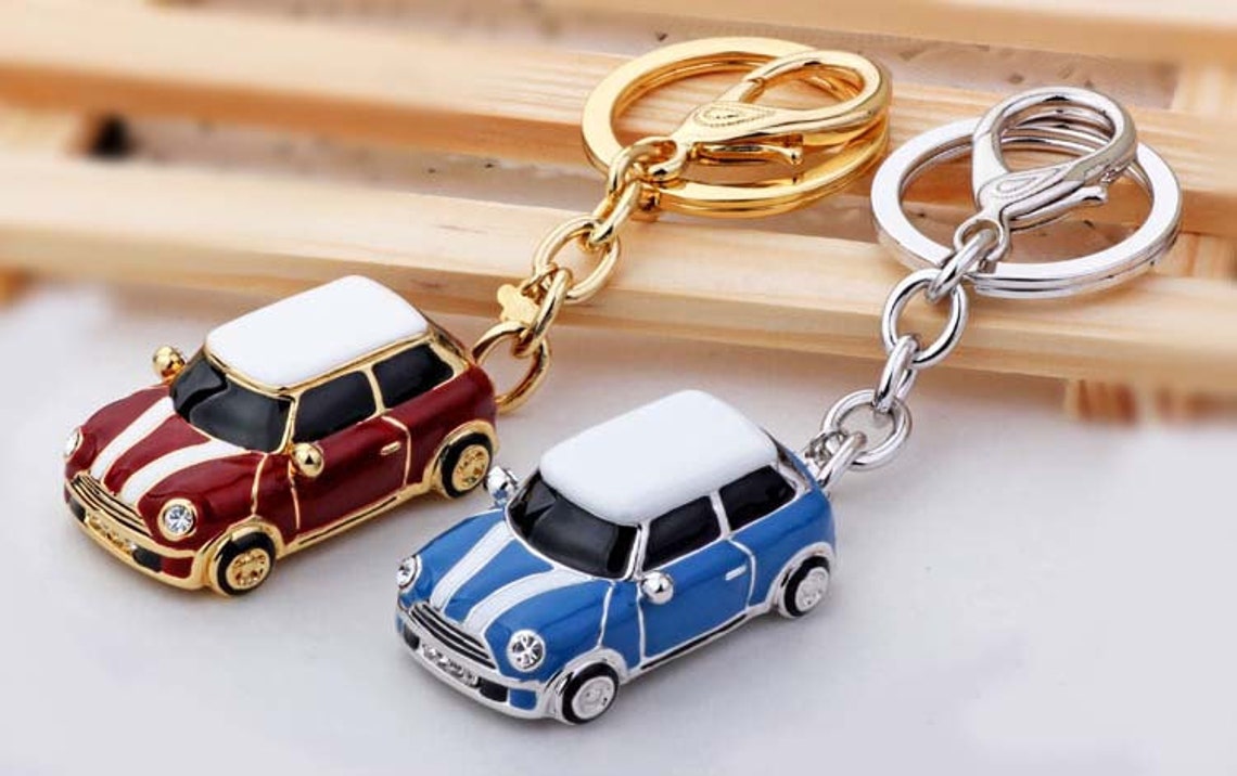 Red Mini Car,drop of Oil Plus Diamond Luxury Car Keychain,keychain or ...