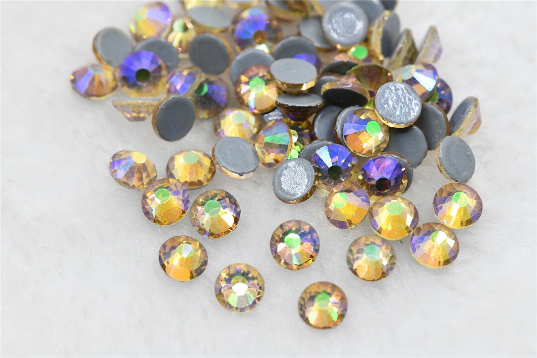 Paradise Shine Hotfix Rhinestones: Flatback Iron on Crystals - Etsy
