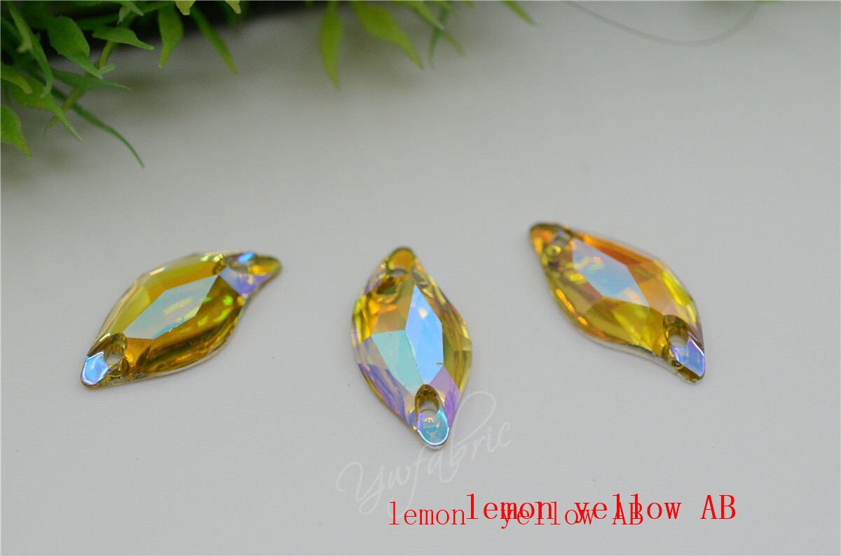 S Shape Color AB Acrylic Resin Stones Rhinestone Flatback - Etsy