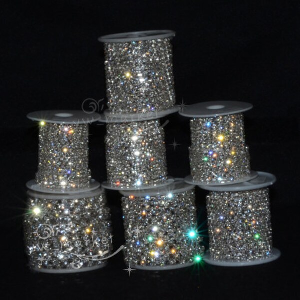 Rhinestone Chain - Etsy