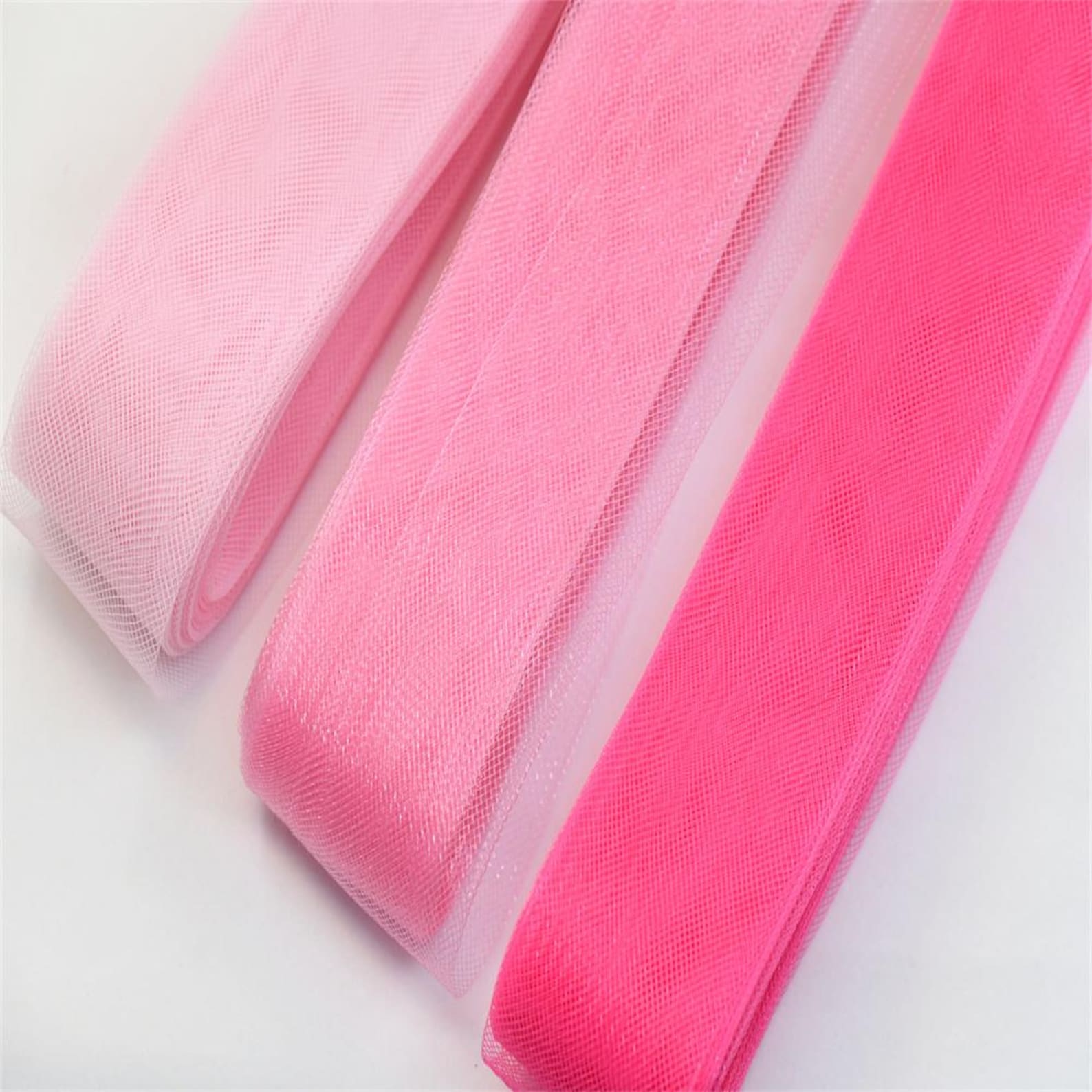 Pink Crinoline Trim, Polyester Mesh Horsehair Braid, Clothing ...