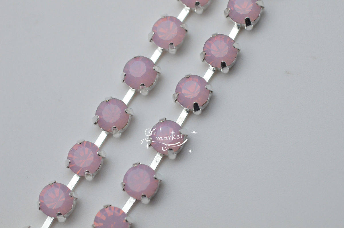 SS38 Handmade Color Rhinestone Chain Trims X 1 Yard - Etsy