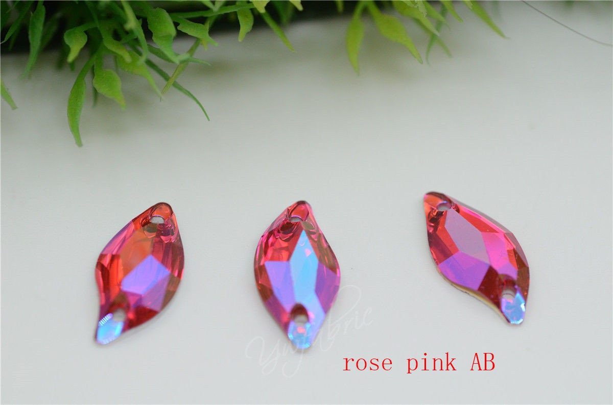 S Shape Color AB Acrylic Resin Stones Rhinestone Flatback - Etsy