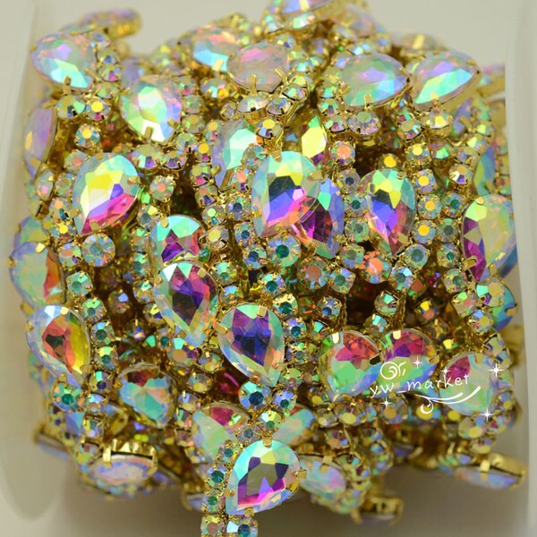 Rhinestone Trim - Etsy