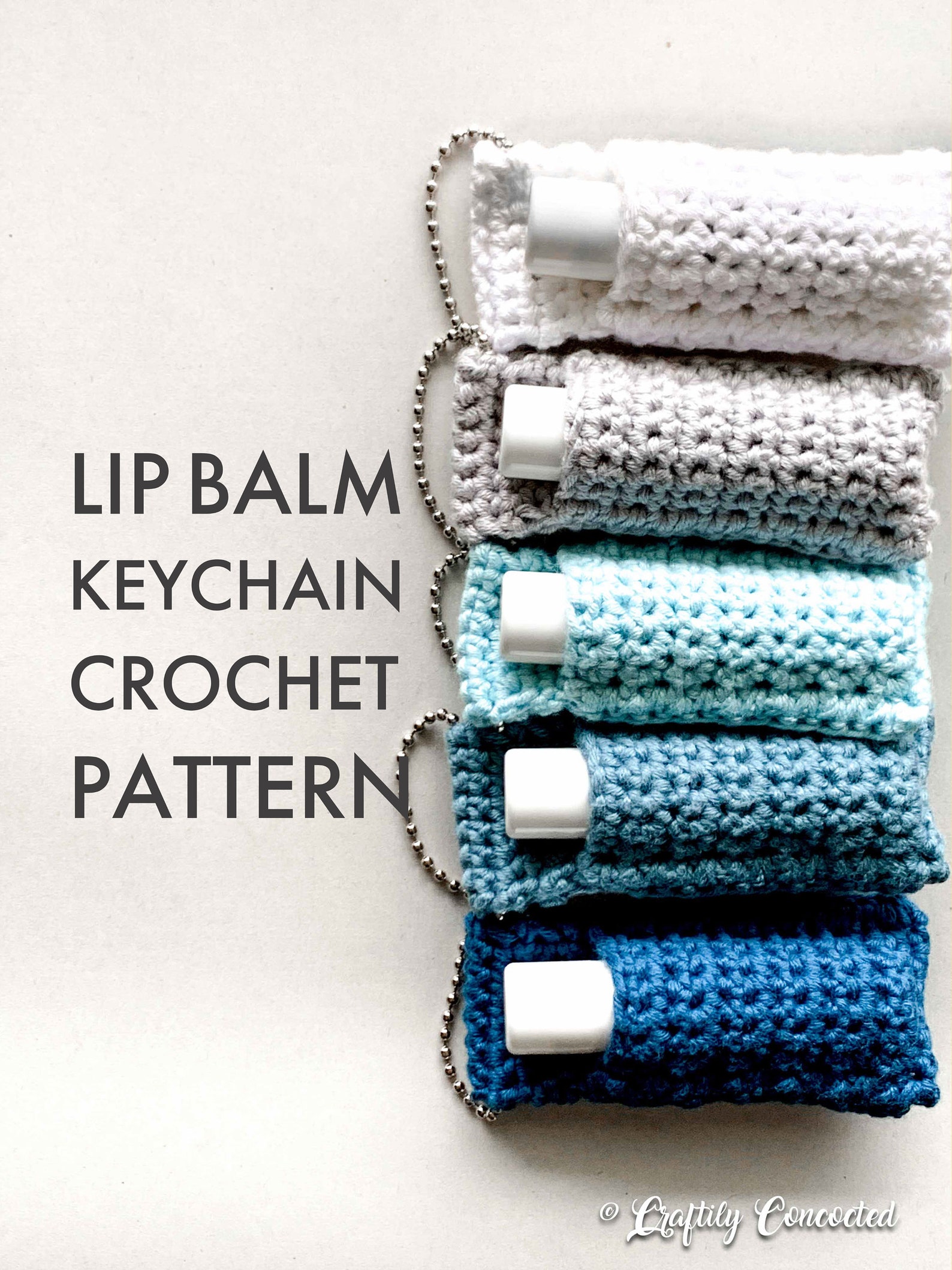 PATTERN - Lip Balm Keychain | Lip Balm Holder Pattern | Printable Lip ...
