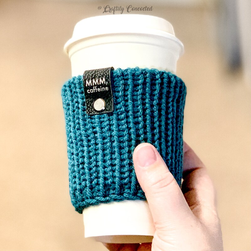 Knit Coffee Cozy - Etsy