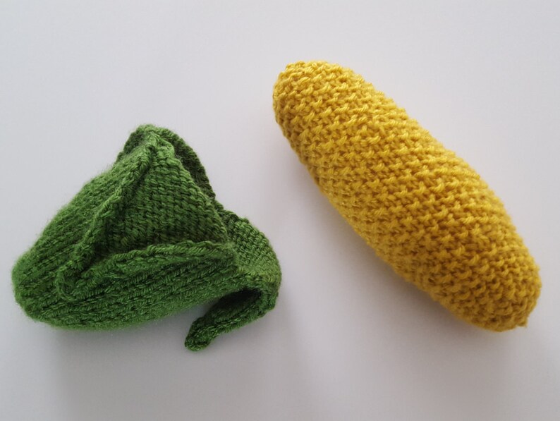 Knitted Corn Knitting Pattern PDF Corn Knitting Pattern - Etsy