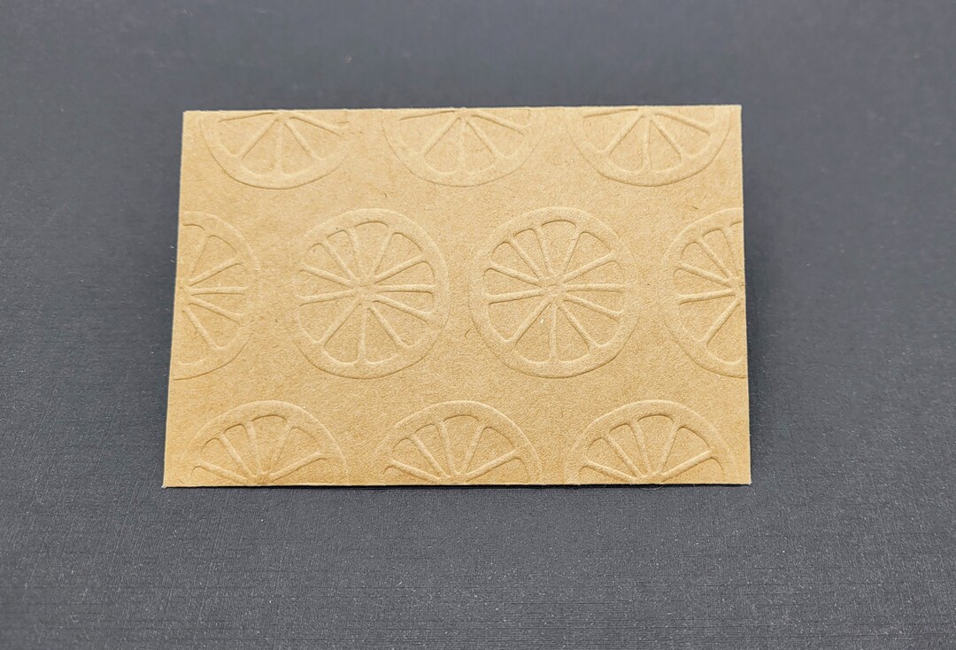 50 Pc Lemon Embossed Envelopes and Cardstock Inserts (25 of Each) - Etsy