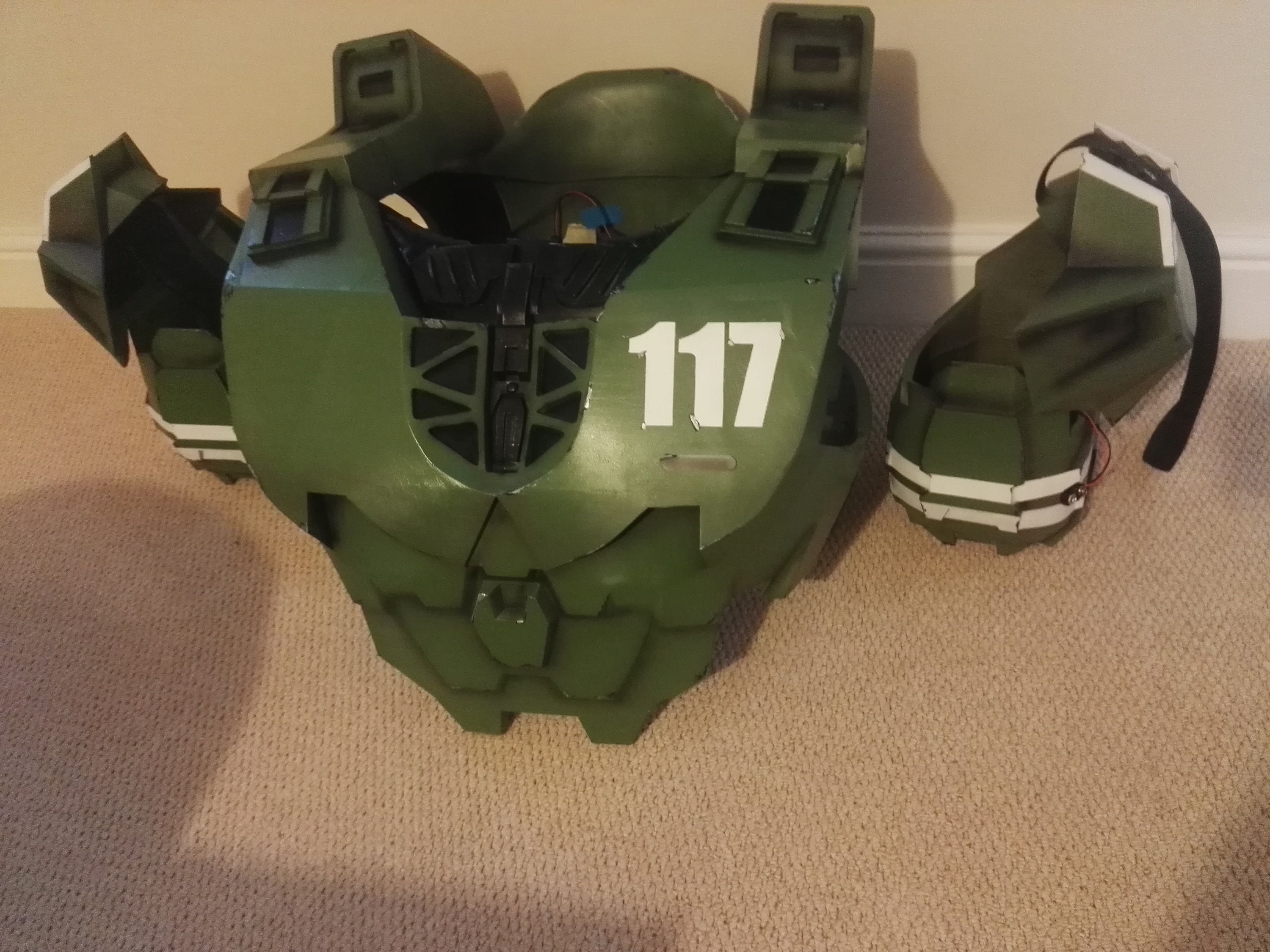 Custom Master Chief Cosplay Style Costume-no Helmet - Etsy