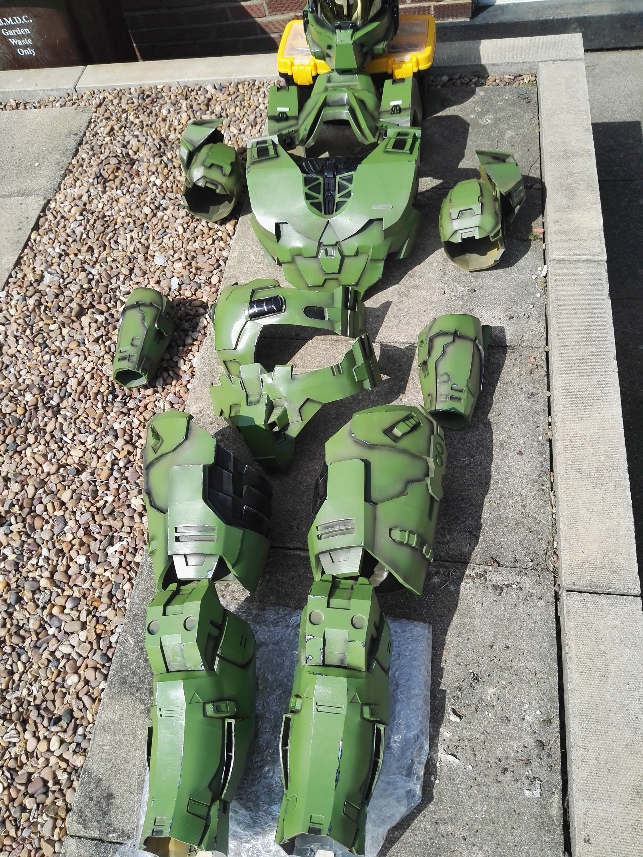 Custom Master Chief Cosplay Style Costume-no Helmet - Etsy