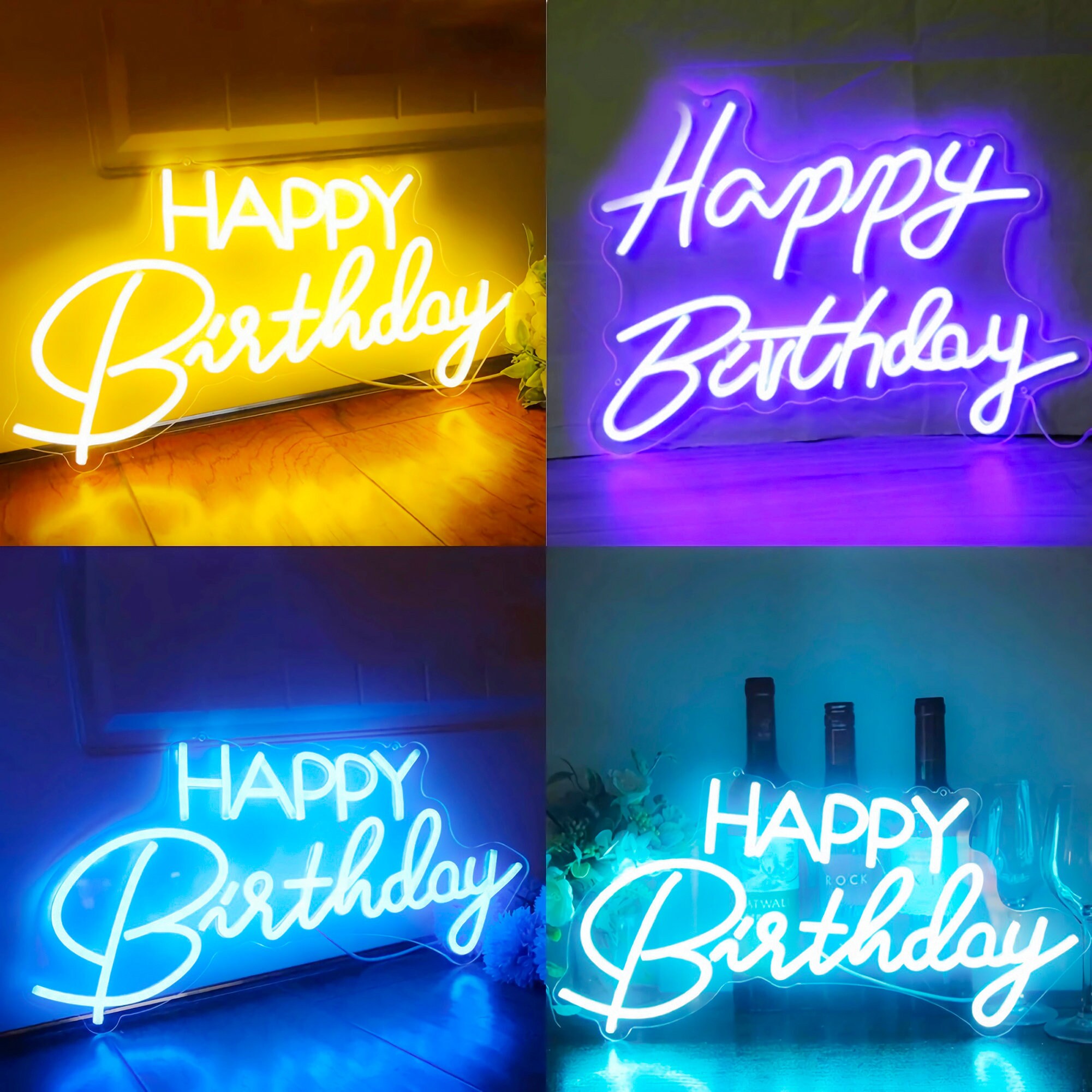 Custom Neon Sign Color-changing Neon Sign Last Name Signs Personalized ...