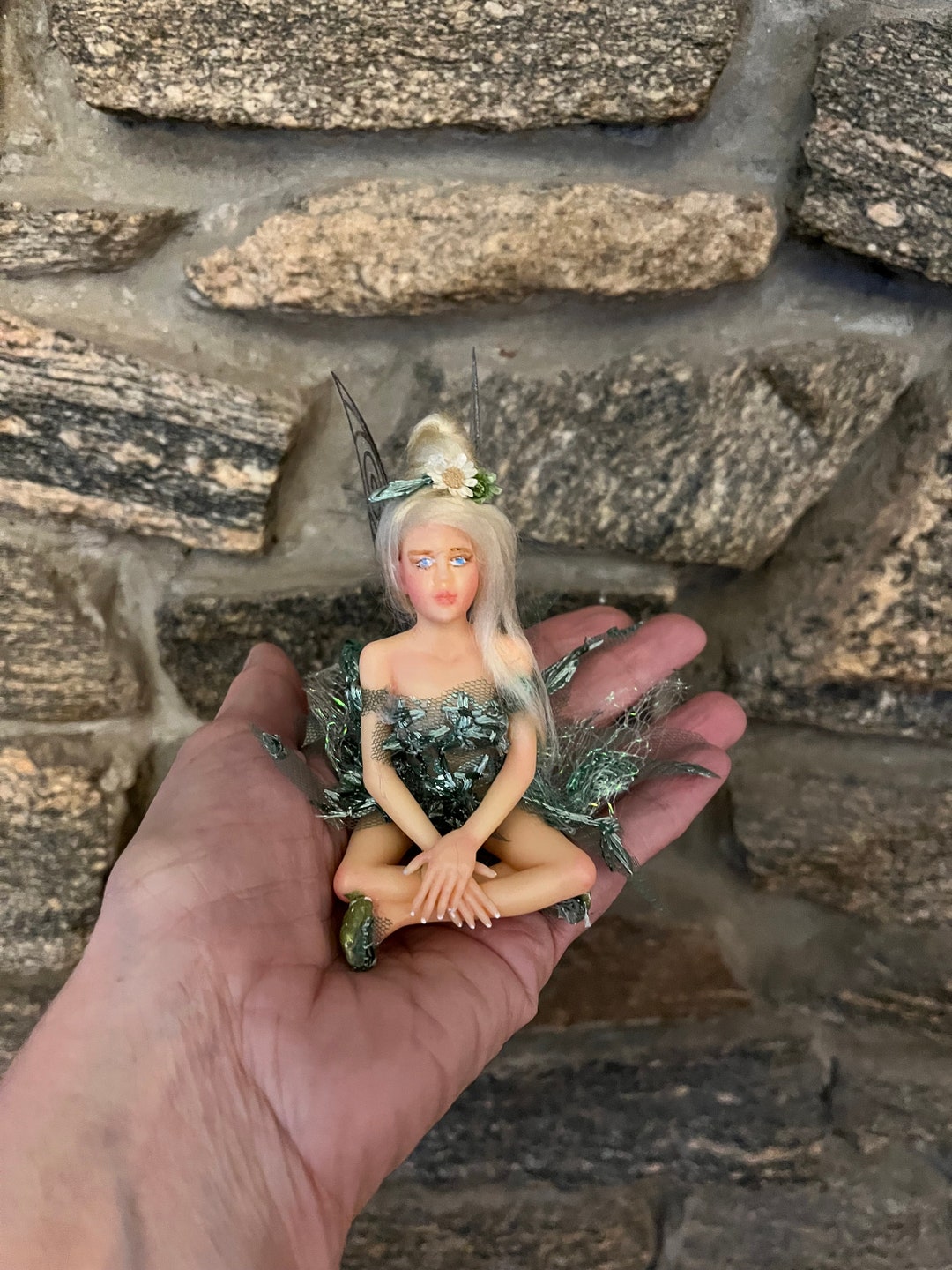 Limited Edition Tiny Tink Fairy Figurine: Hand-painted Resin Doll - Etsy