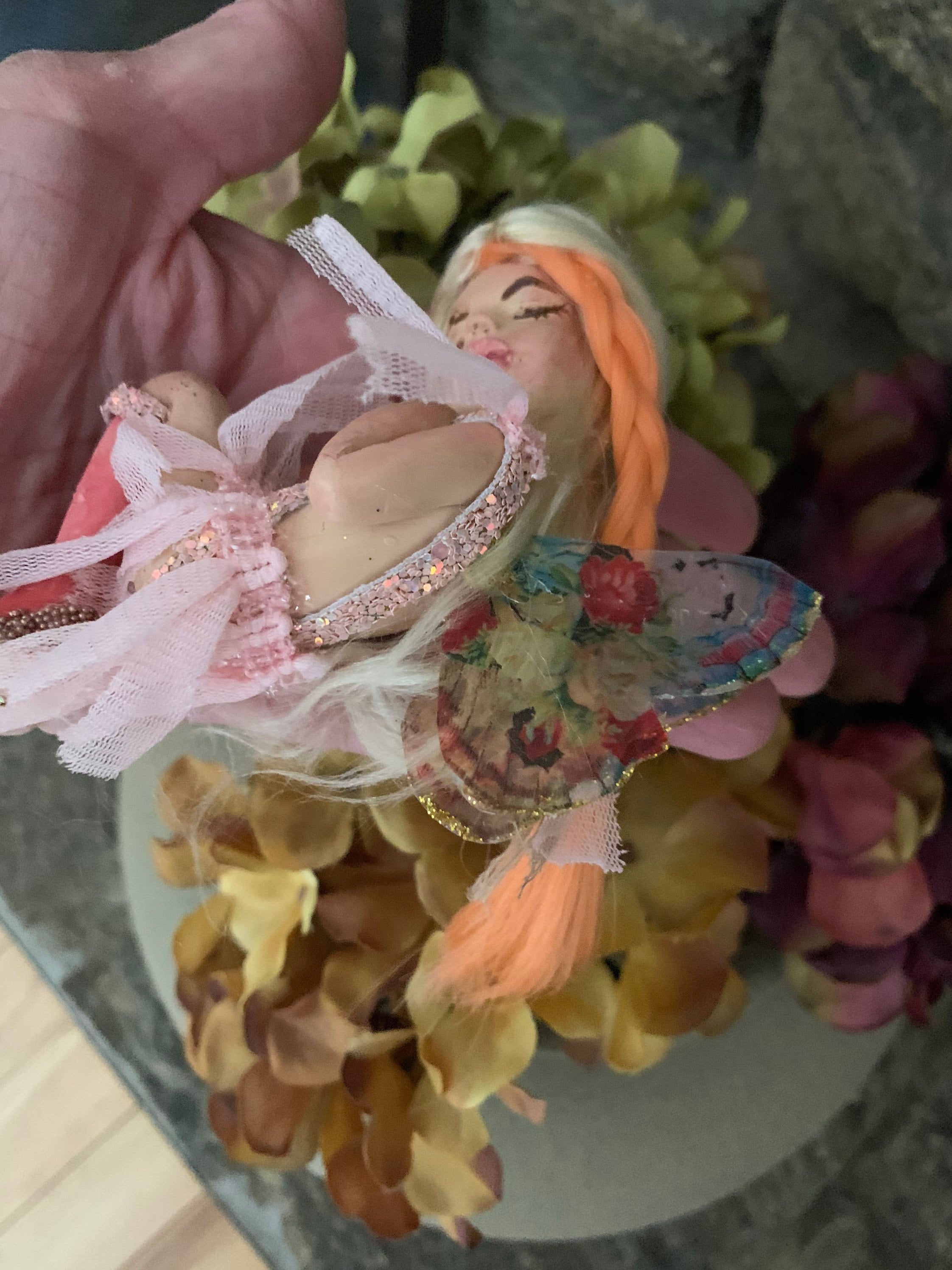Tiny Sleep Fairy, Fairy Doll, Fairy Gift, OOAK, Color Changing Hair ...