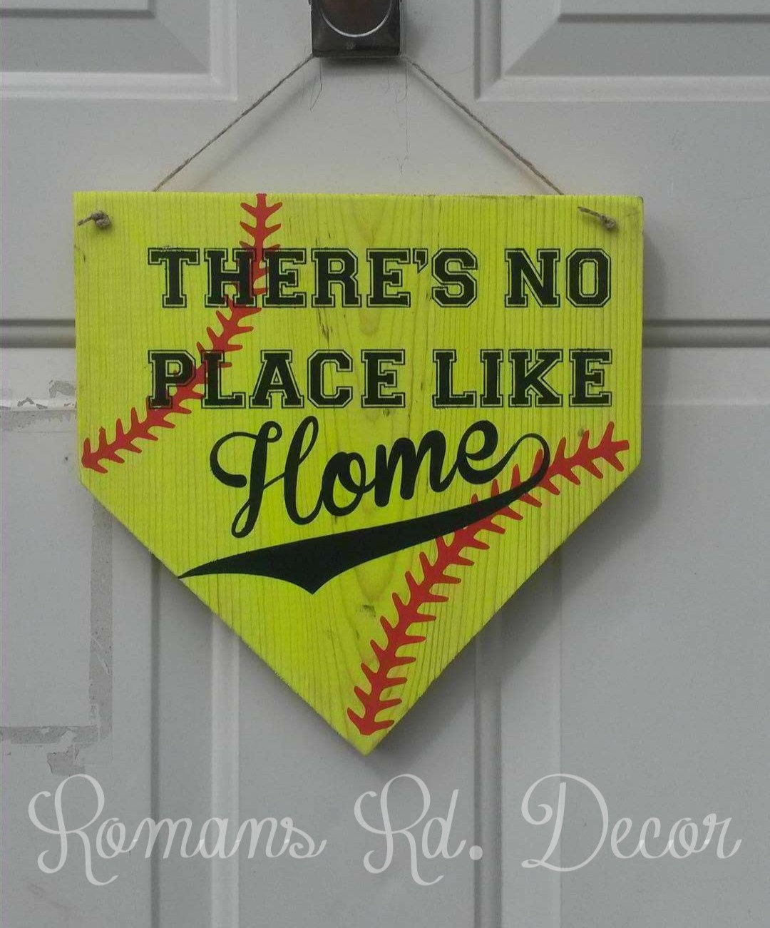 There's No Place Like Home home Base Softball Style - Etsy