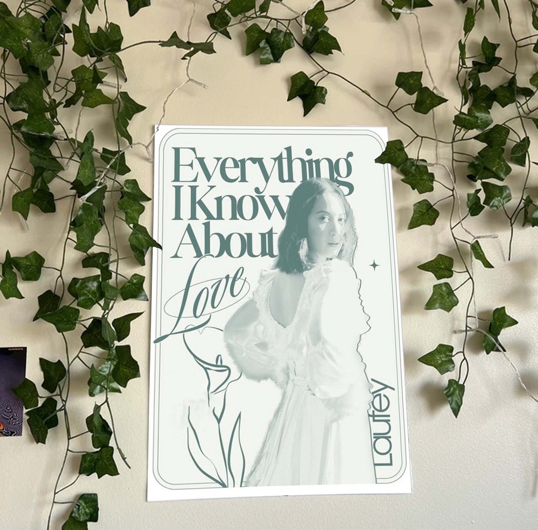 Laufey Poster Everything I Know About Love Art Print for - Etsy