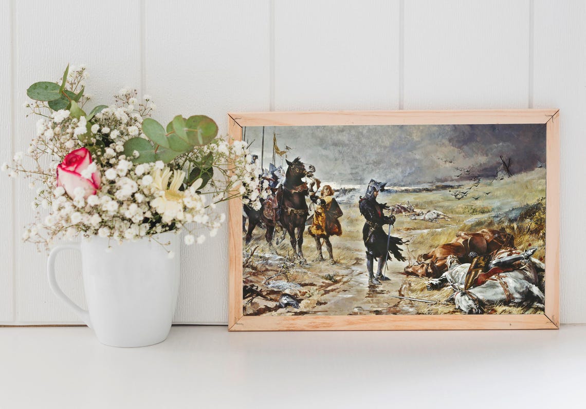 Black Prince at the Battle of Crecy, 1881, by Julian Russell Story ...