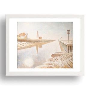 Rye Harbour (1938) Landscape by Eric Ravilious, Vintage Art, Framed ...