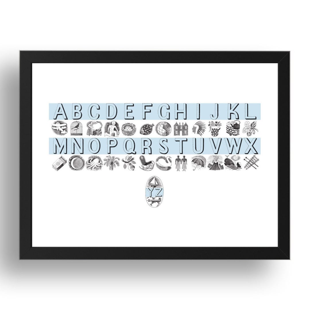 Alphabet Cup Design for Wedgewood (1937) by Eric Ravilious, Vintage Art ...