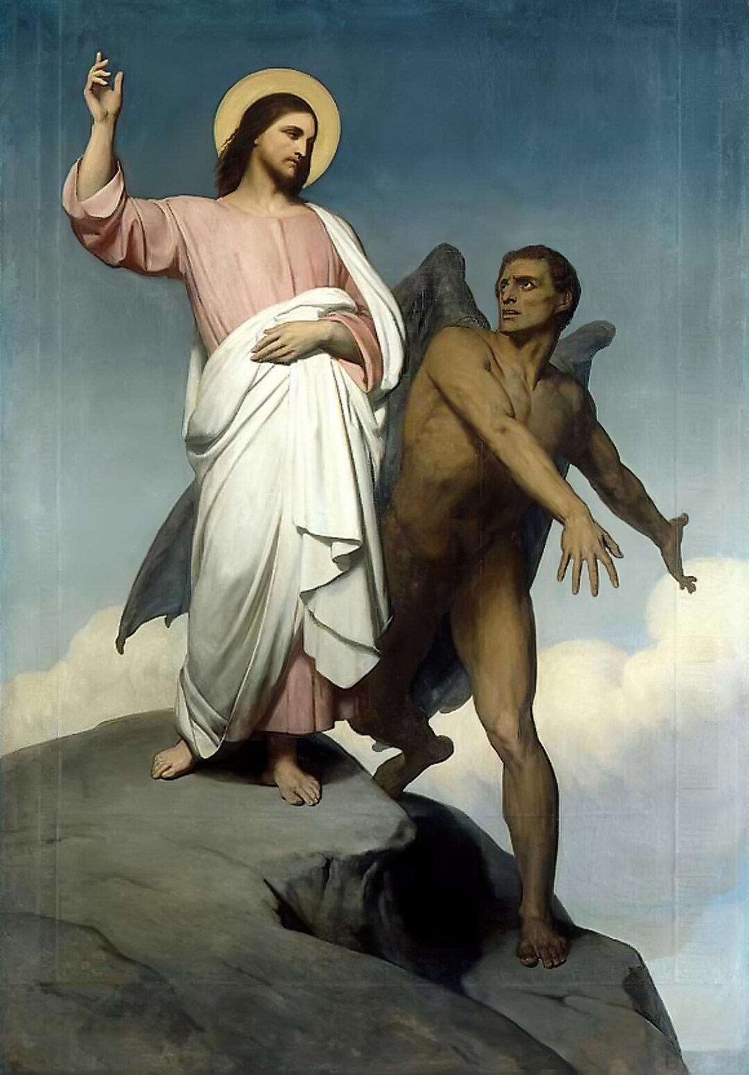 Ary Scheffer the Temptation of Christ 1854 - Etsy