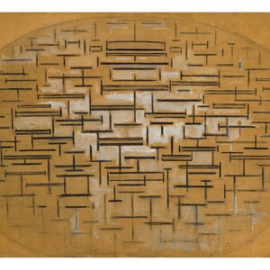 Piet Mondrian, Ocean 5, 1914, by Piet Mondrian. Classic Artwork, Framed ...