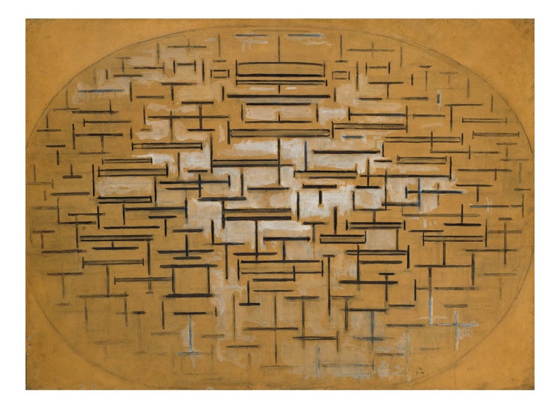 Piet Mondrian Ocean 5 1914 by Piet Mondrian. Classic - Etsy
