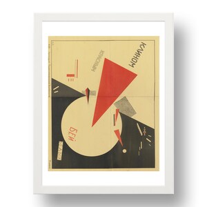 The Red soviet Wedge to Beat the Whites by El Lissitzy, Vintage Russian ...