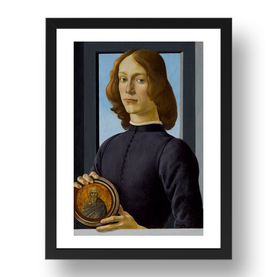 Young Man (giovanni De' Medici Il Popolano) With Roundel (medaillon ...