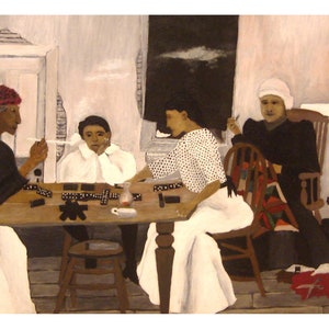 Dominos (1943) by Horace Pippin, Vintage African American Art ...