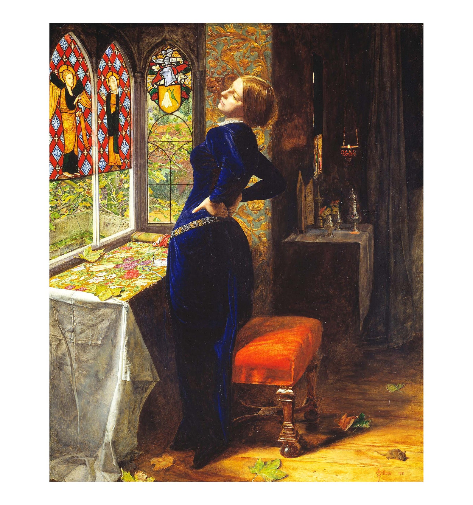 Mariana 1851 by John Everett Millais william | Etsy