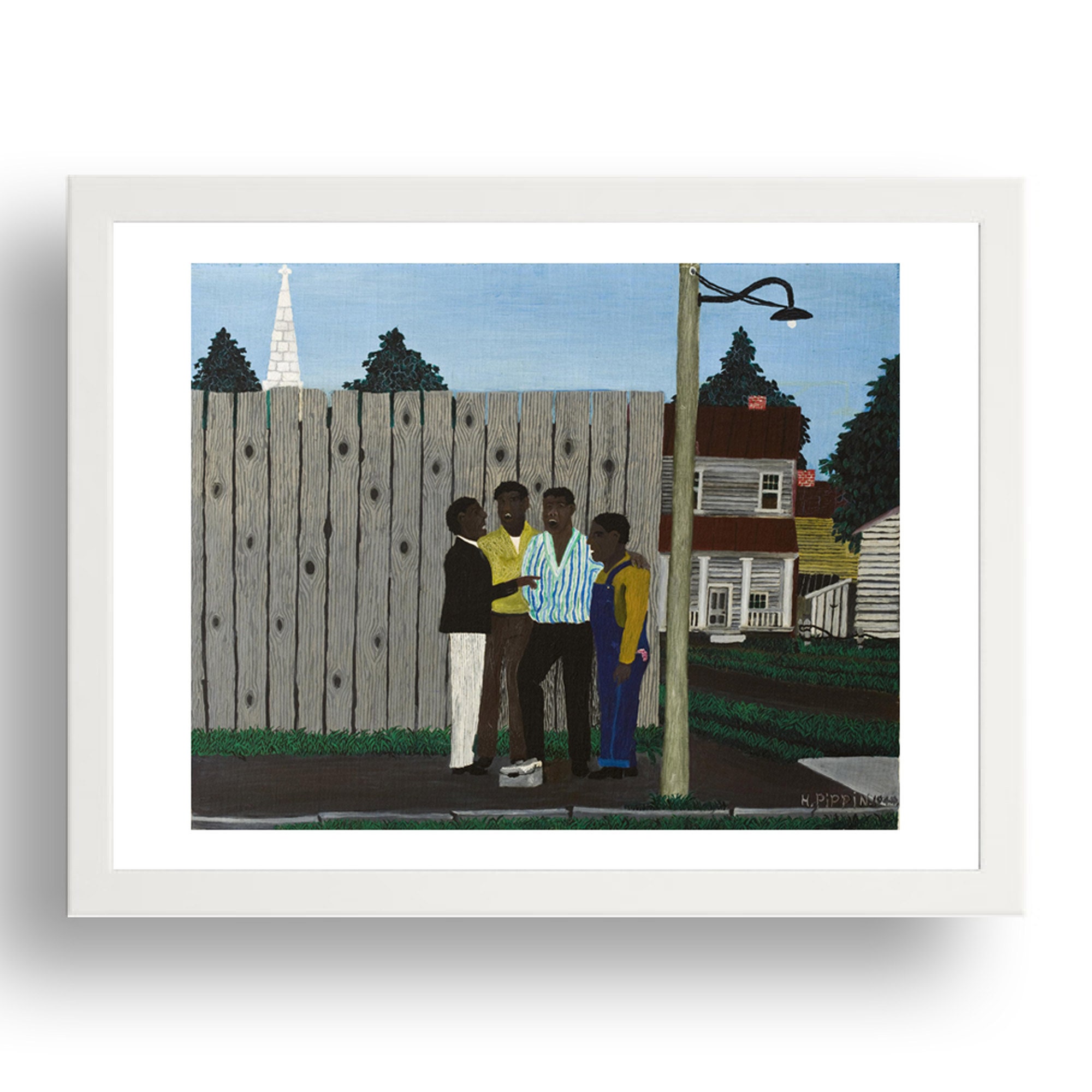 Harmonizing 1944 by Horace Pippin Vintage African American | Etsy