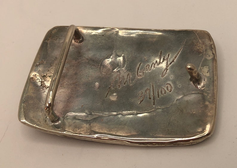 Unique Horse Silver Plate Belt Buckle - Etsy