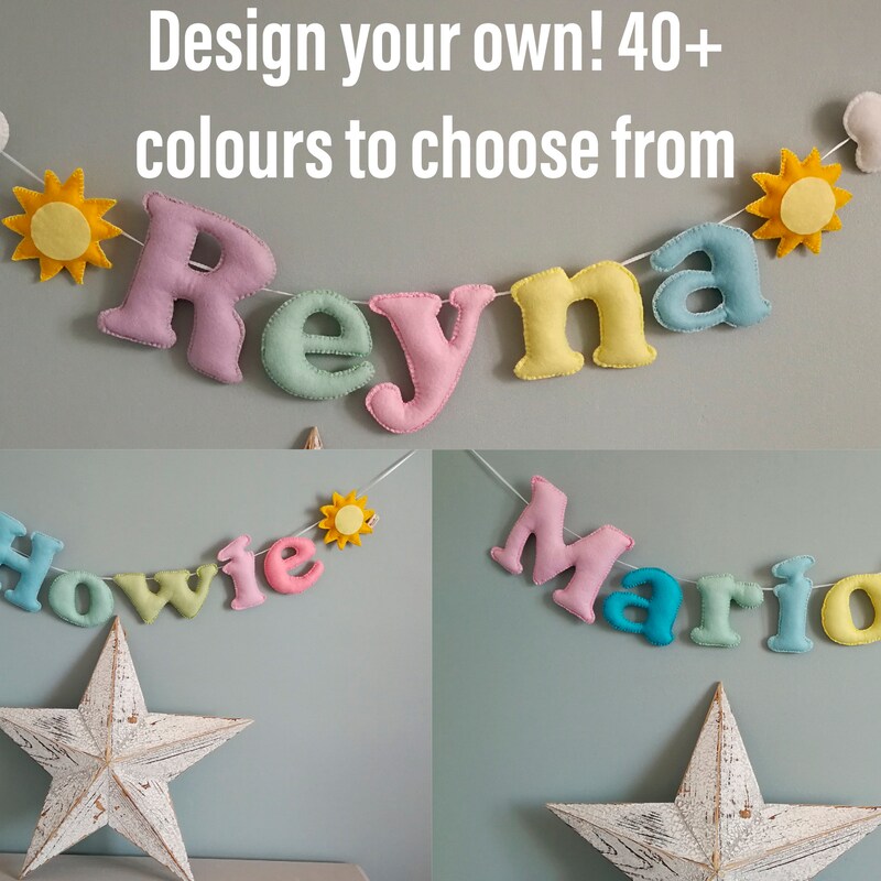 Pastel Bunting - Etsy
