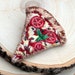 Embroidered Pizza Pin Hand Embroidery Food Brooch Pizza Lover Gift - Etsy