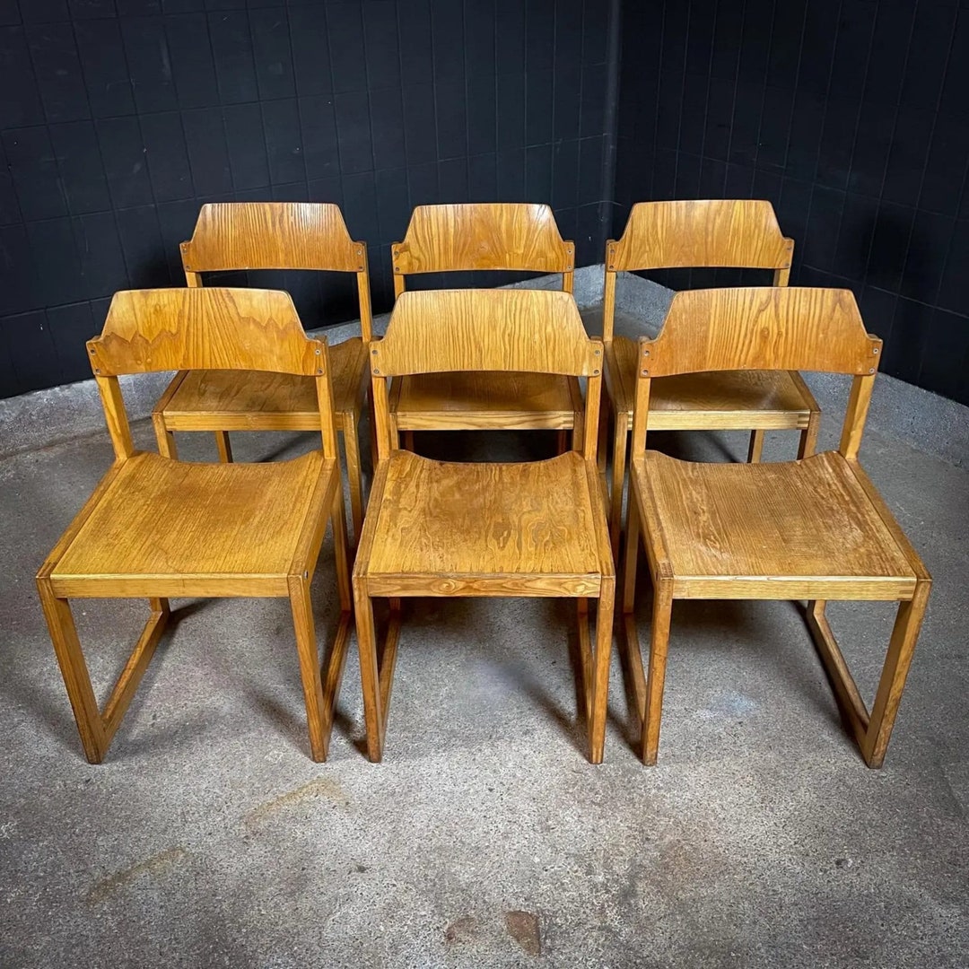 Dining Chairs by Rainer Schell for Schlapp Möbel 1960s - Etsy