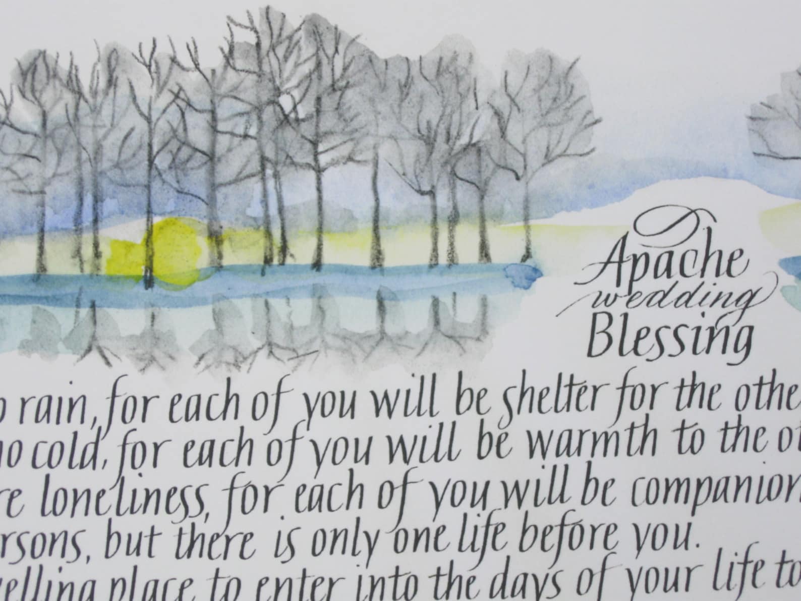 Apache Wedding Blessing, Apache Blessing, Native American, Wedding ...