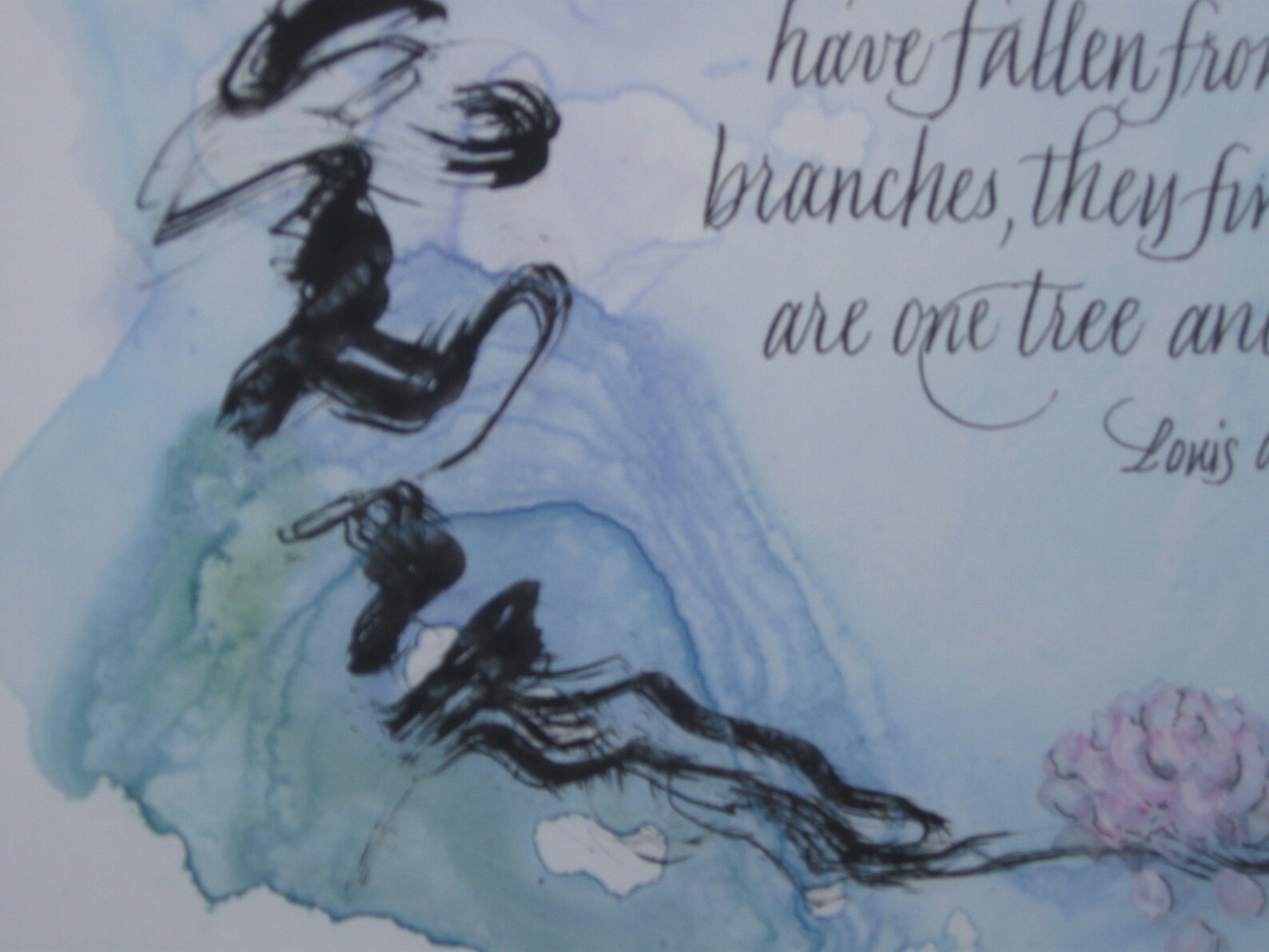 Captain Corelli's Mandolin Love Quote Print: Calligraphy Watercolor (8 ...