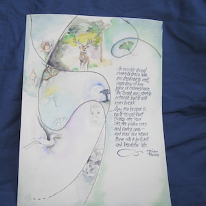 Invisible Thread That Connects, Chinese Proverb, 9x12", Wisdom Quote ...