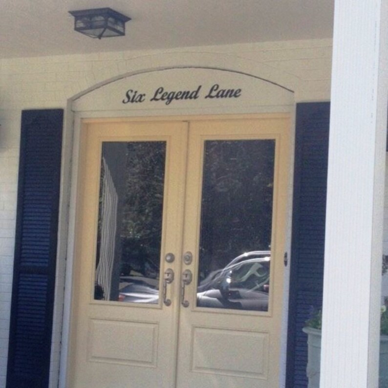 Sturdy Personalized Metal Address Sign Script House Number - Etsy