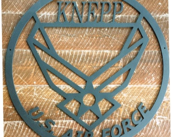 Custom Metal Air Force Sign - Etsy