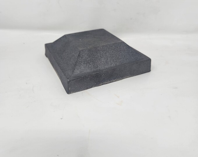 CLEARANCE - Cast Iron Domed Flat Top Post Cap for a 4" Square Metal ...