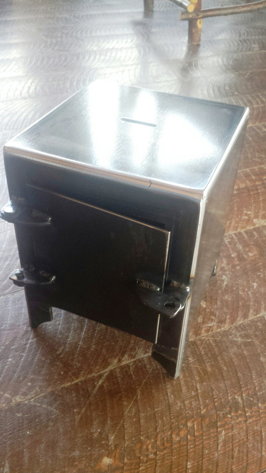 Small Metal Bank Mini Safe for Your Coins or Valuables - Etsy