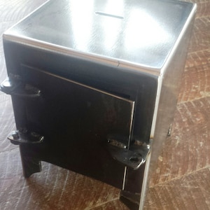 Small Metal Bank Mini Safe for Your Coins or Valuables - Etsy