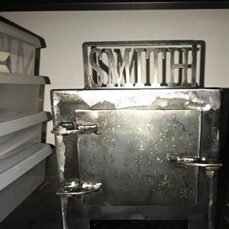 Custom Metal Bank Mini Vault Safe For Your Coins Or | Etsy